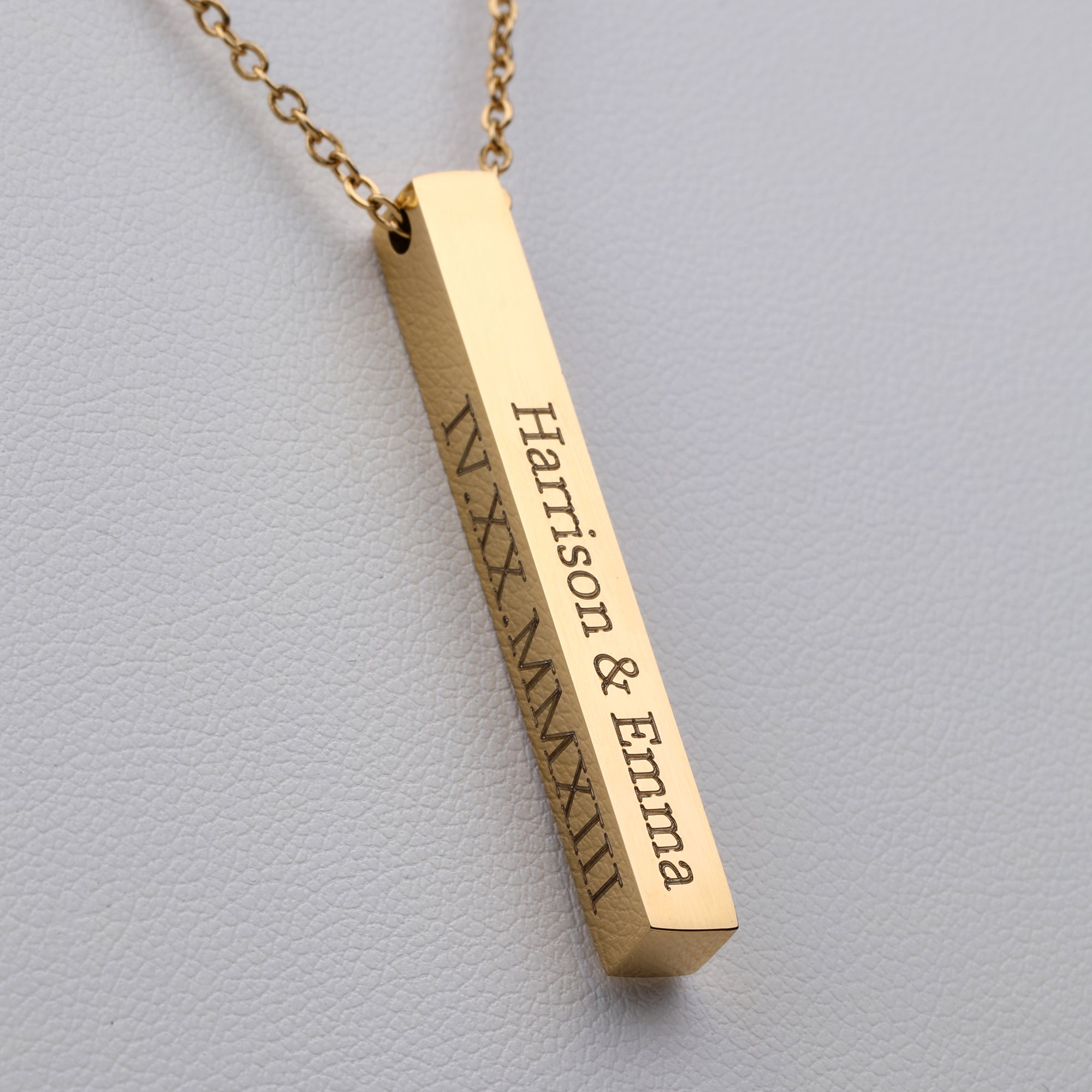Custom engraved necklace for her store